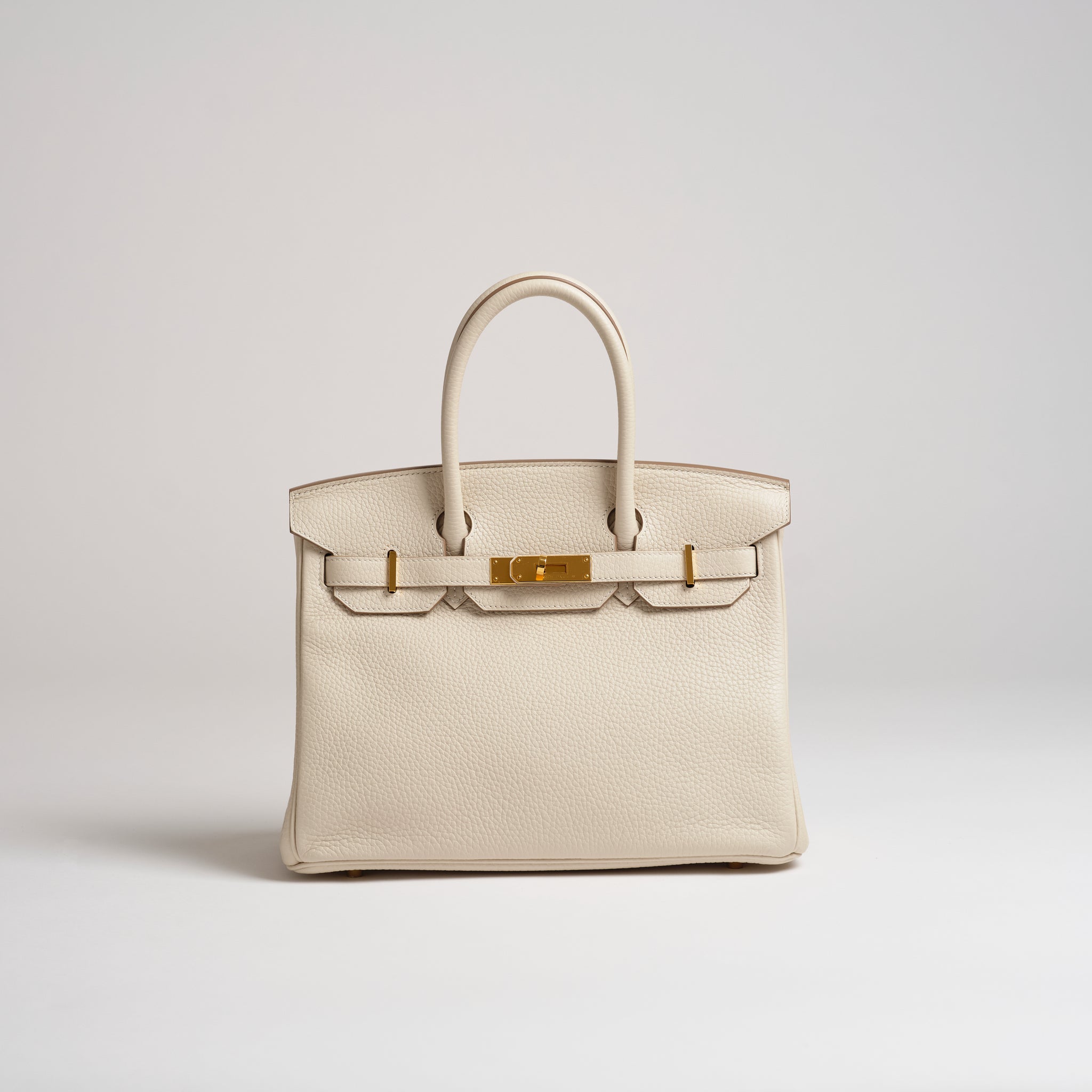 Hermès 30cm Birkin crais togo gold hardware
